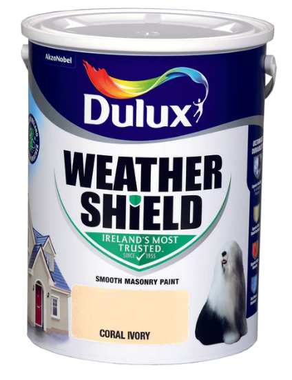 5L DULUX W/SHIELD CORAL IVORY – Walshs Homevalue Hardware