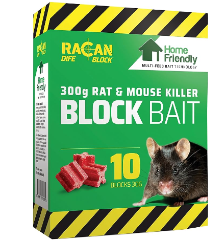 Racan Rat & Mouse Killer Block Bait – Walshs Homevalue Hardware