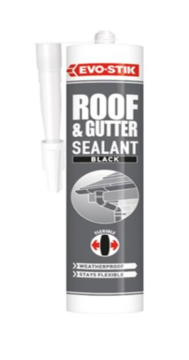 Evo-Stik Roof & Gutter Sealant Black – Walshs Homevalue Hardware